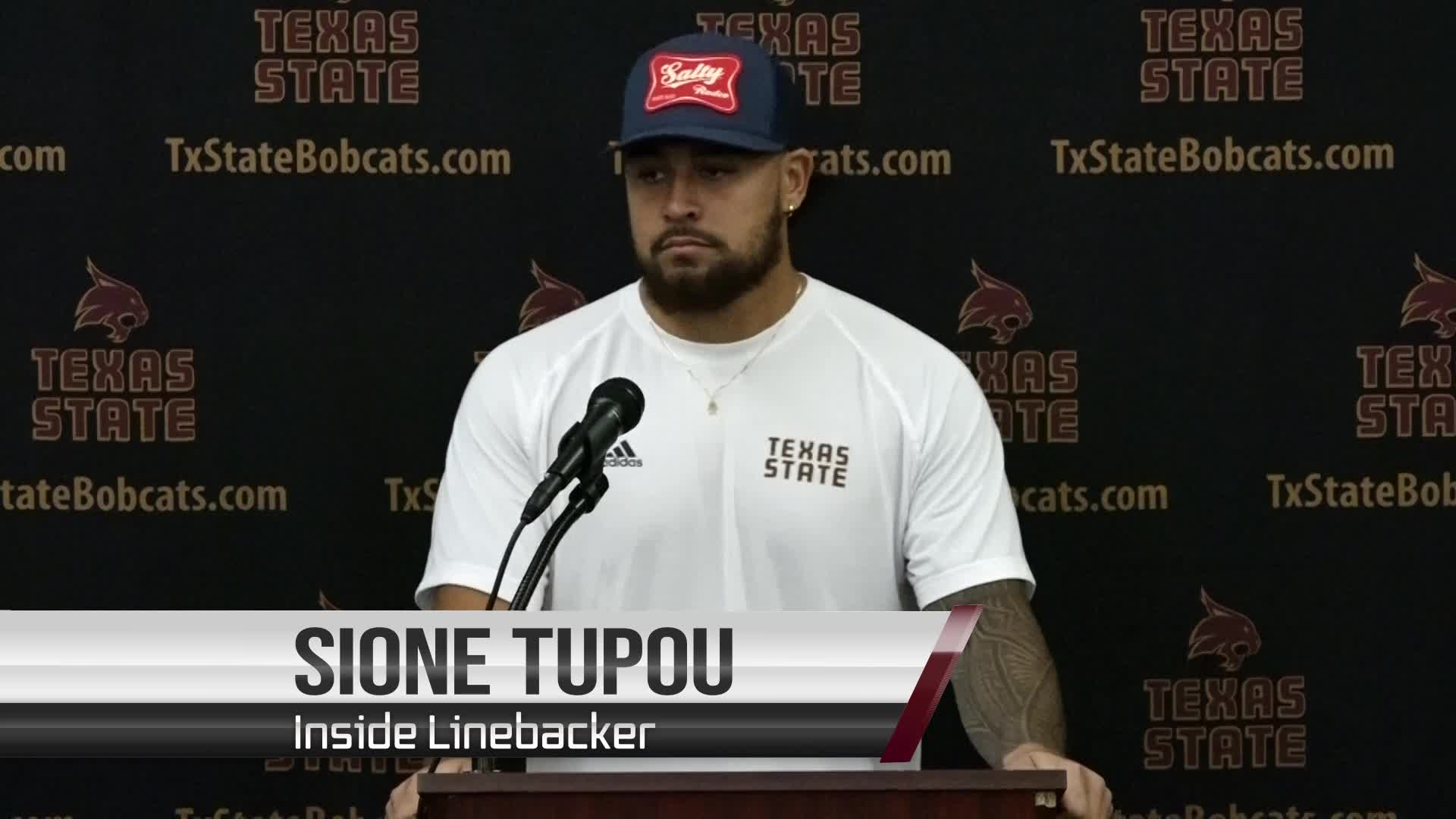 FB | Sione Tupou Week 2 Press Conference (Sept. 6, 2022) - Texas State ...