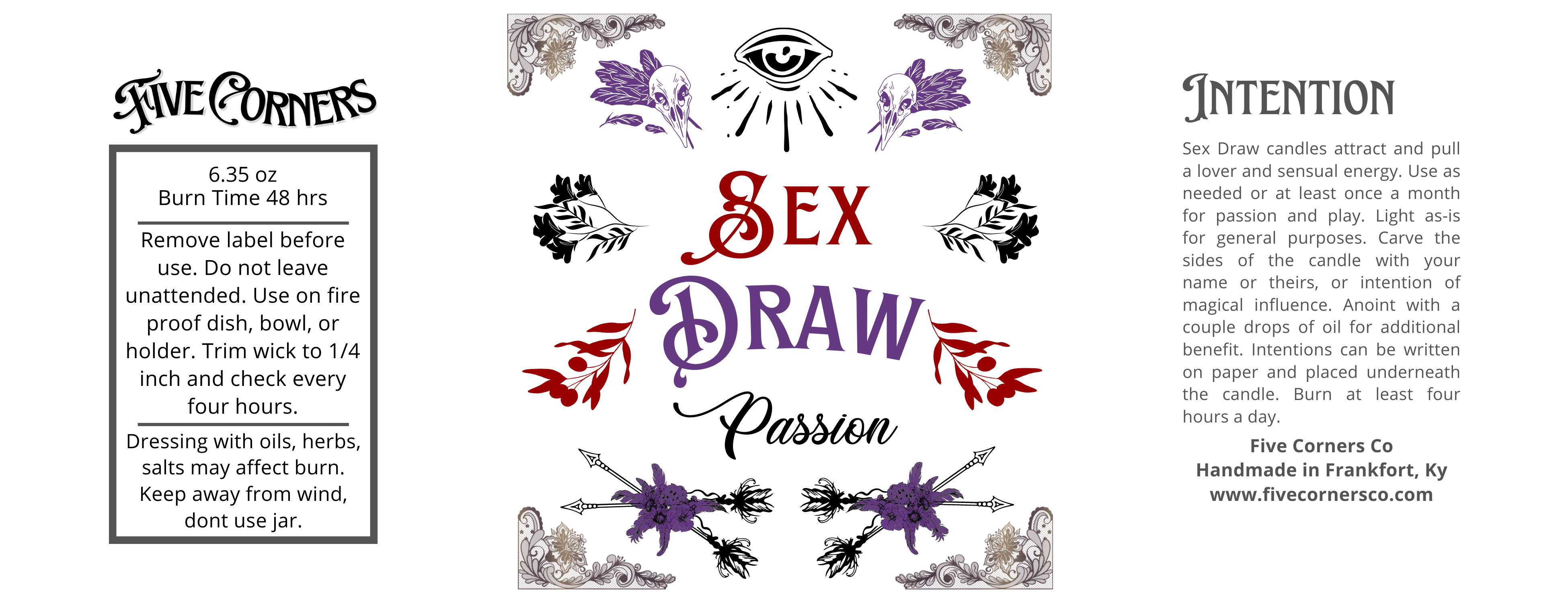 Sex Draw Passion Candle Apricot