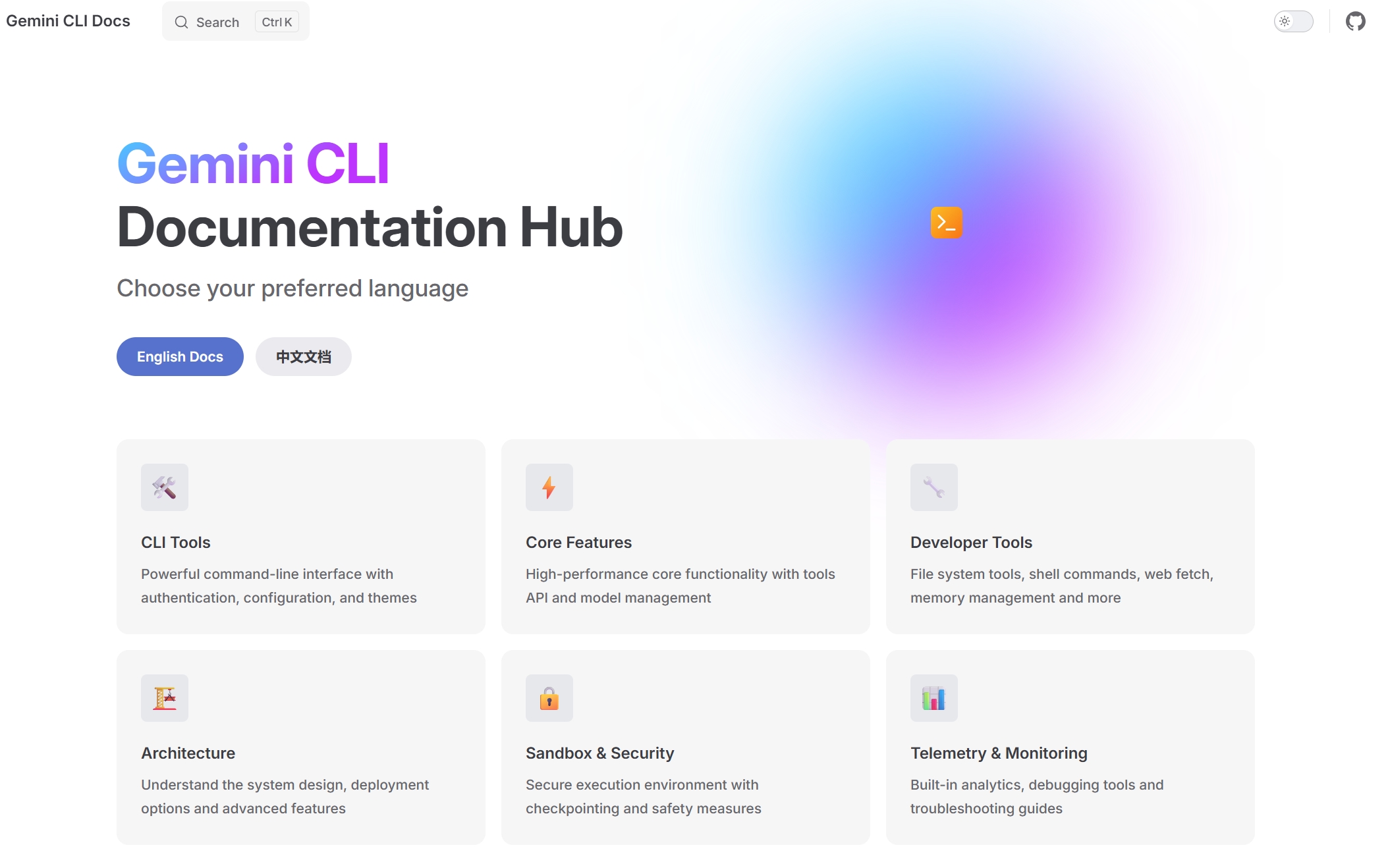 Gemini CLI Docs: Gemini CLI Documentation Hub | FF2050
