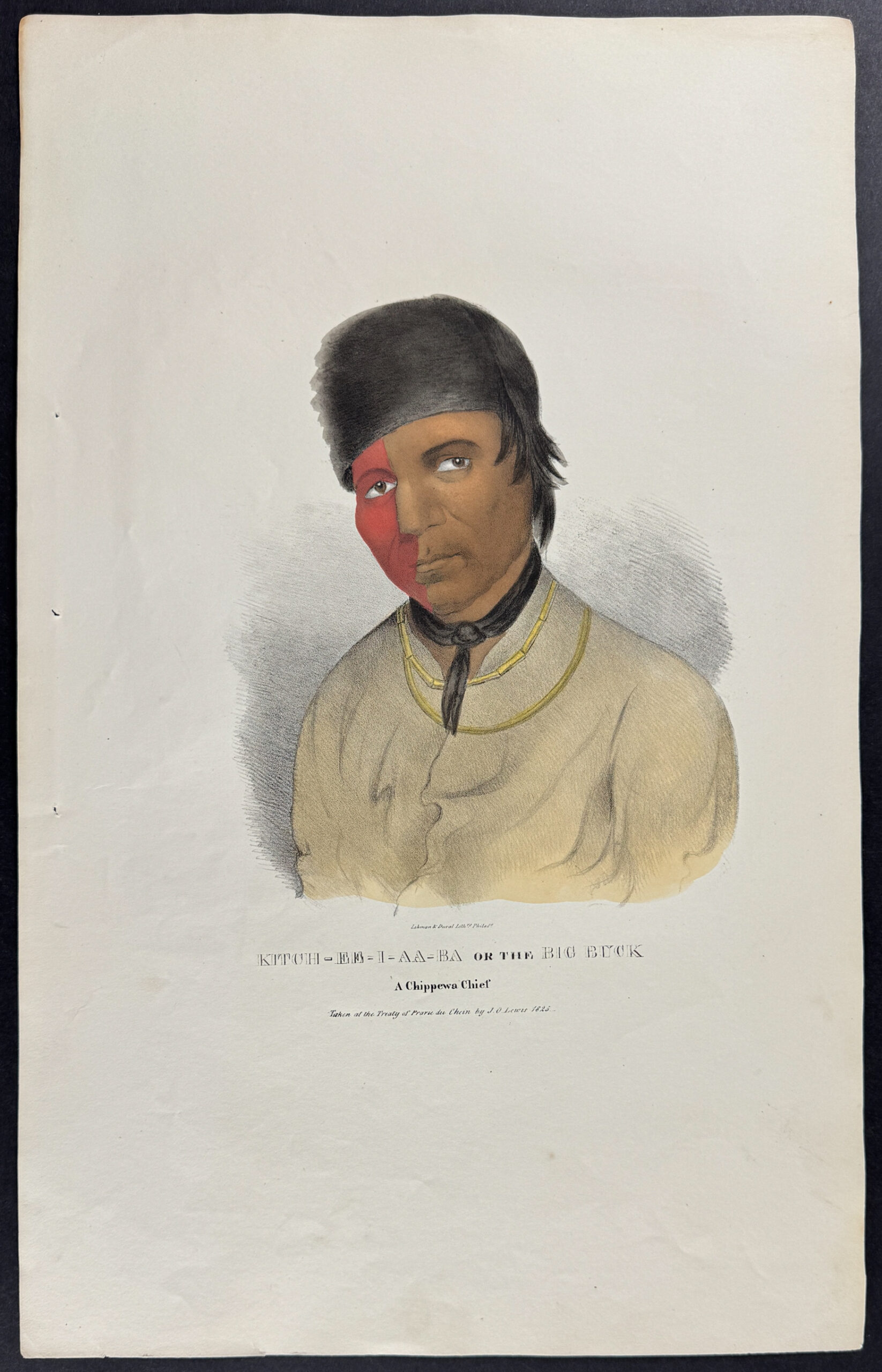 Kitch-Ee-I-Aa-Ba or the Big Buck, A Chippewa Chief | Trillium Rare Prints
