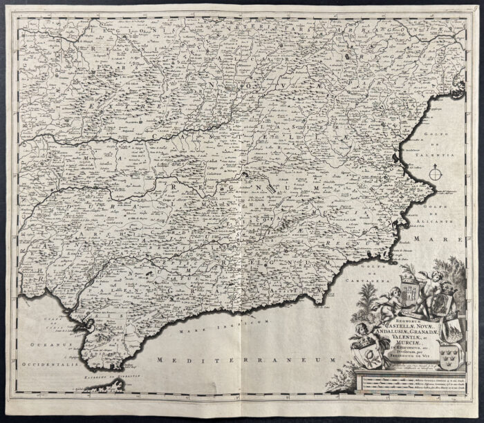 Map of Southern Spain | Trillium Rare Prints