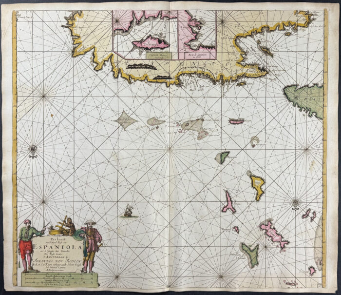 Map of the Northern Coast of Espanola | Trillium Rare Prints