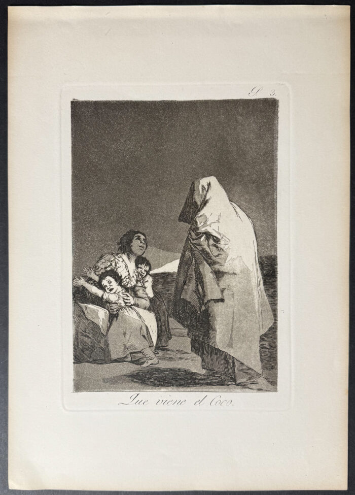 Here comes the bogey-man [Que viene el Coco] | Trillium Rare Prints