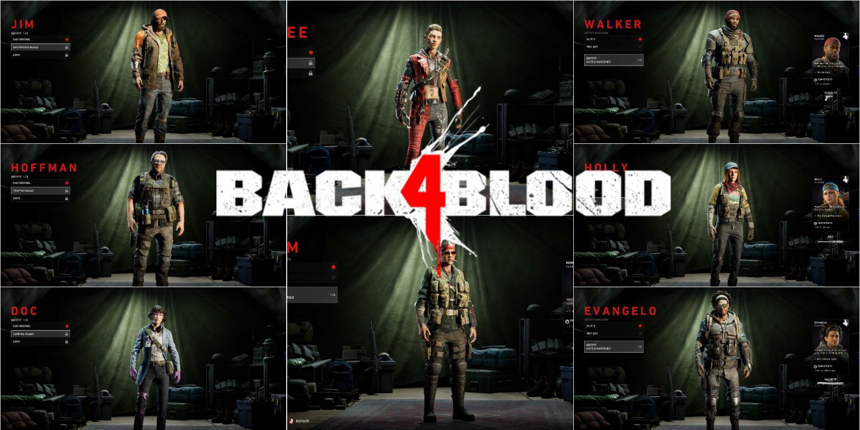Back 4 Blood: Cada Personagem e Suas Habilidades - UnicórnioHater