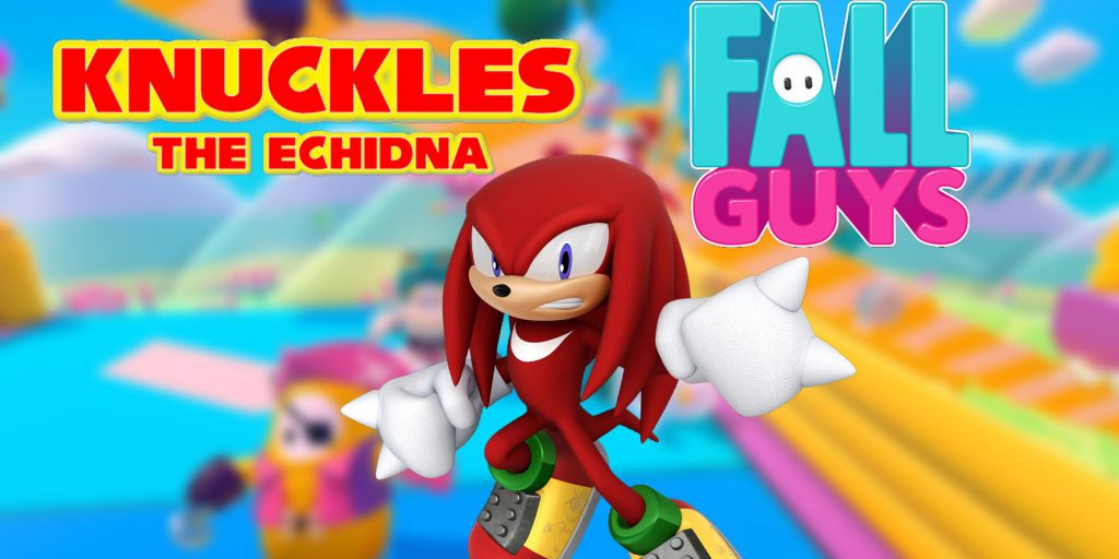 Knuckles de Sonic the Hedgehog está chegando em Fall Guys - UnicórnioHater