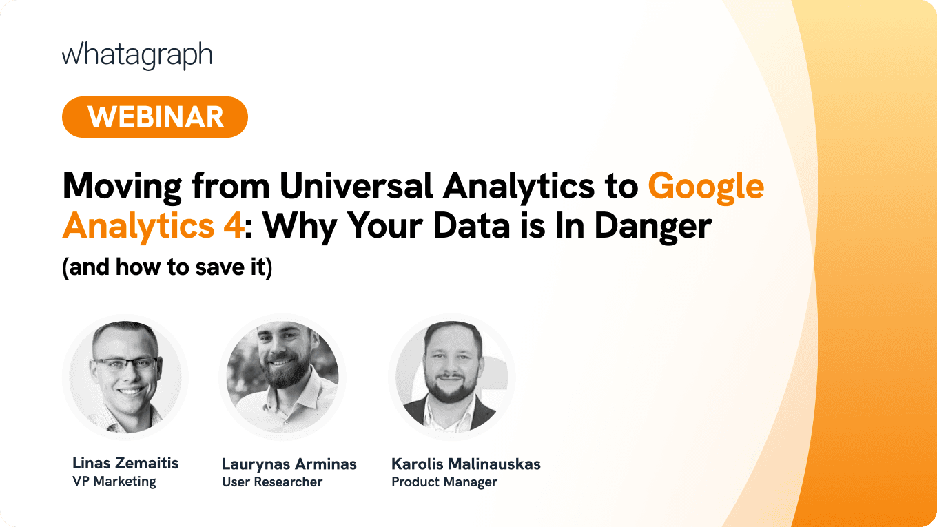 Moving from Universal Analytics to GA 4 - Webinar | Whatagraph