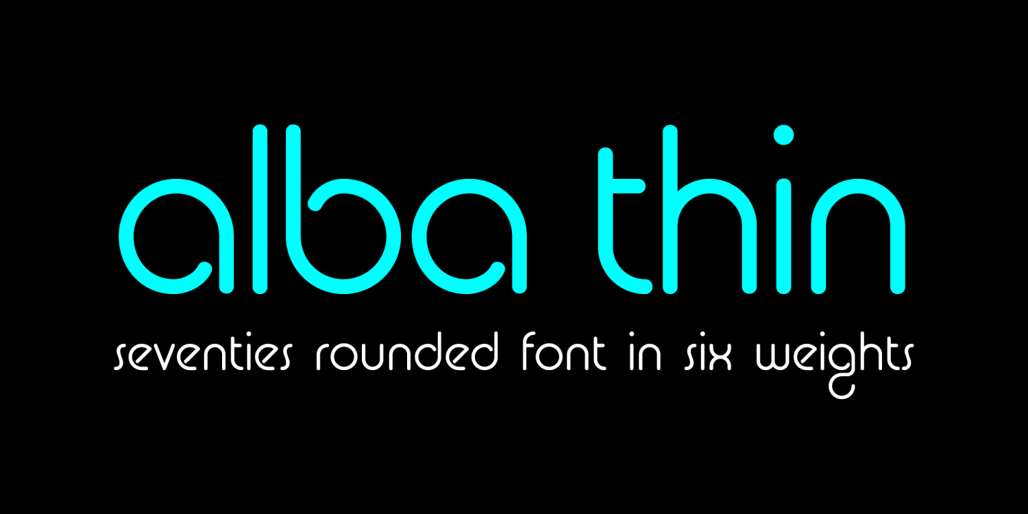 Alba Font Family by Fontalicious | Font Bros