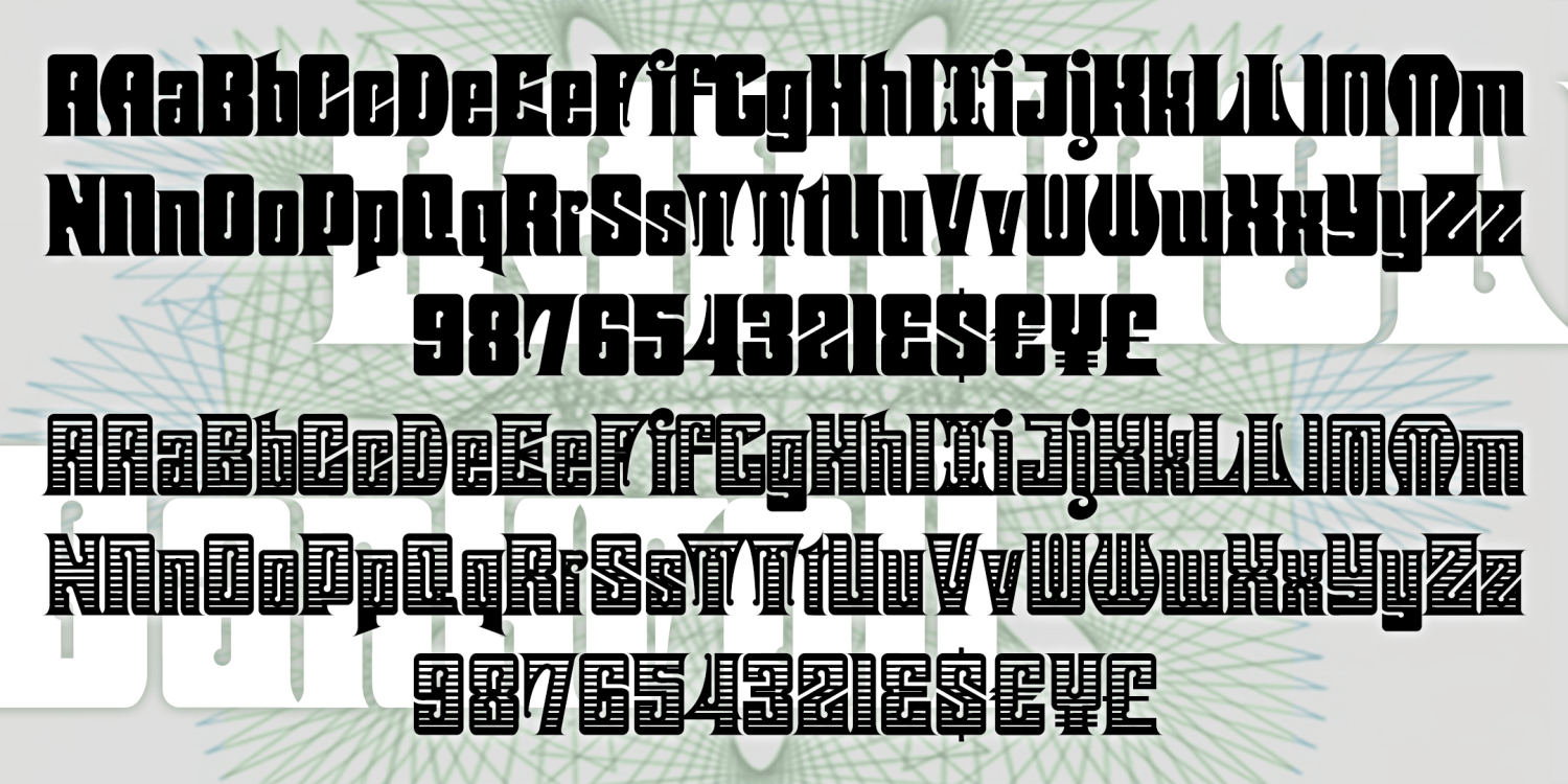 Blocked Font Family by Harold's Fonts | Font Bros