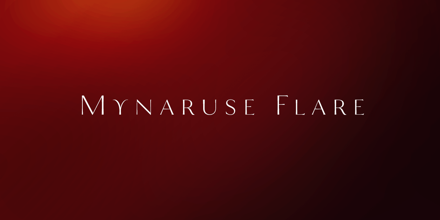 Mynaruse Flare Font Family by Insigne | Font Bros
