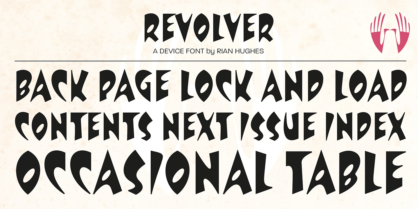 Revolver Font Family by Device | Font Bros