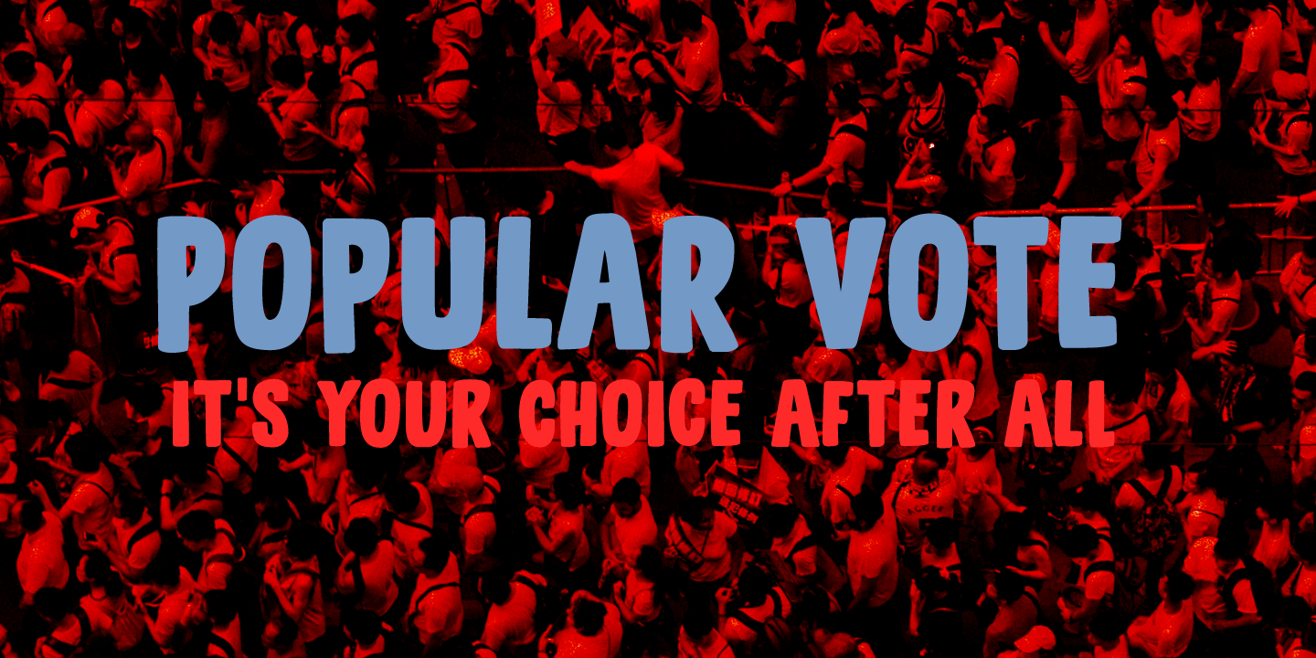 Popular Vote Font Family by Hanoded | Font Bros