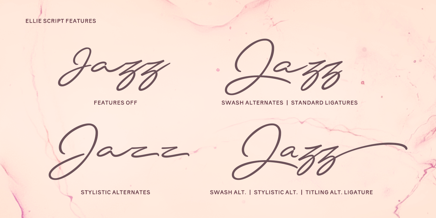 Ellie Script Font Family by Fenotype | Font Bros