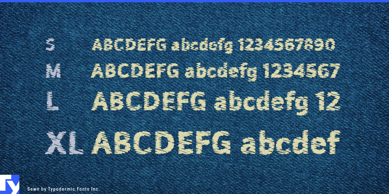 Sewn Font Family by Typodermic | Font Bros