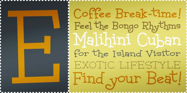 Malihini Cuban BTN Font Family by Breaking The Norm | Font Bros