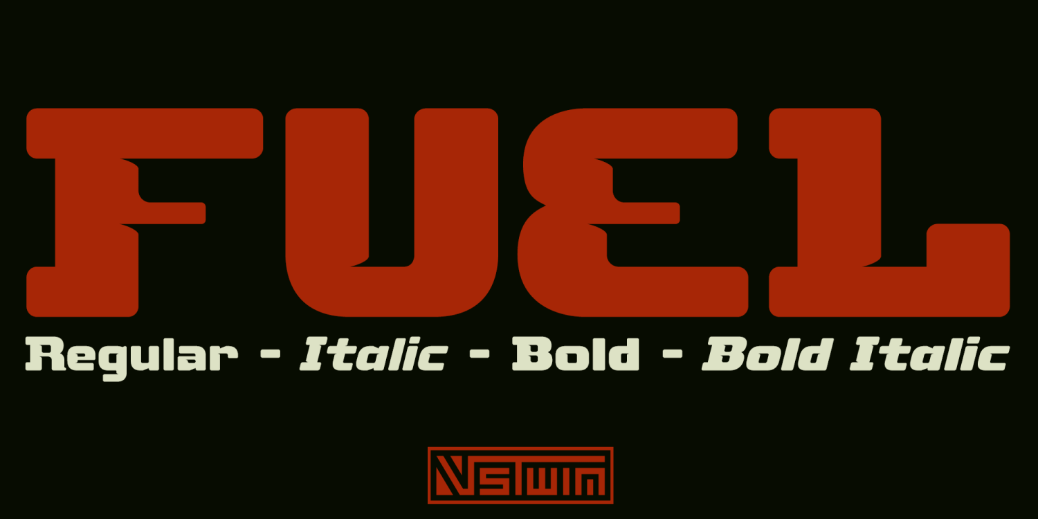 Fuel Extended Font Family by VersusTwin | Font Bros