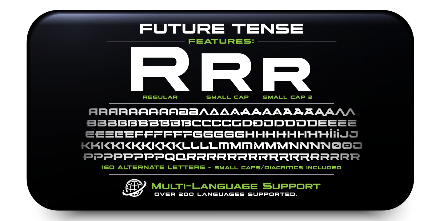 Future Tense Font Family by CBdO | Font Bros
