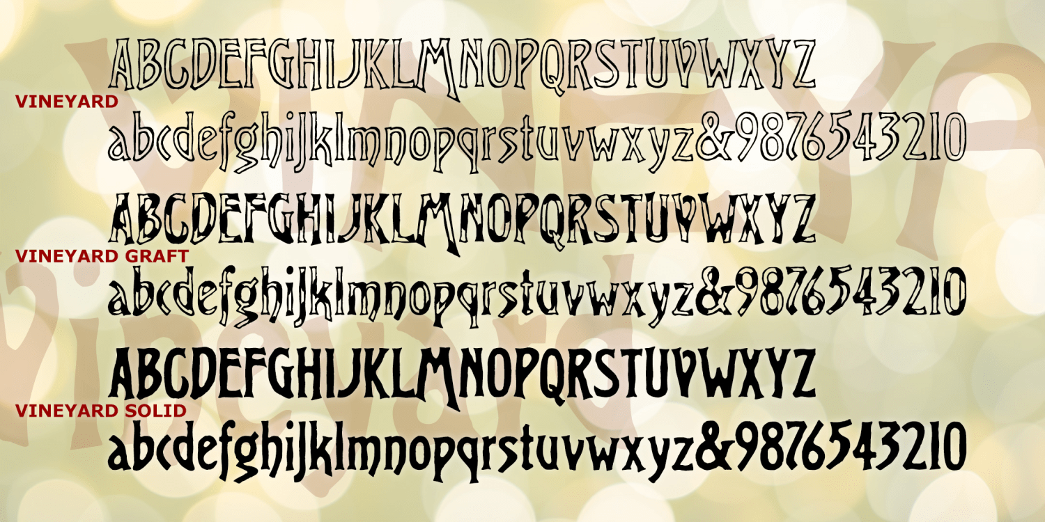 "Vine" Fonts | Font Bros