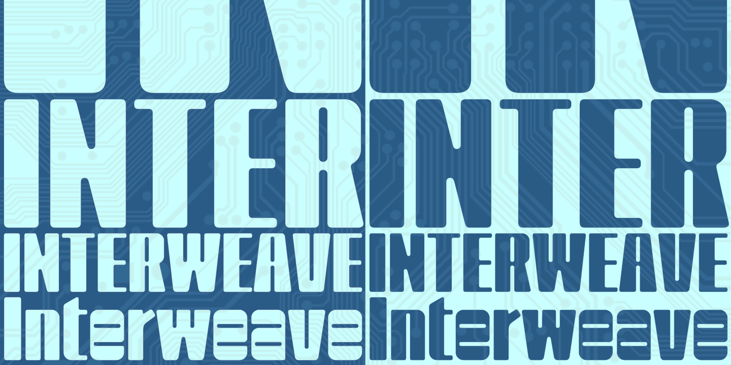 Interweave Font Family by K-Type | Font Bros