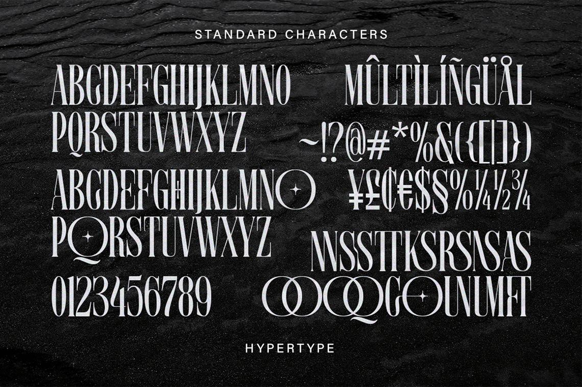 Hypertype Font Family by Fargun Studio | Font Bros