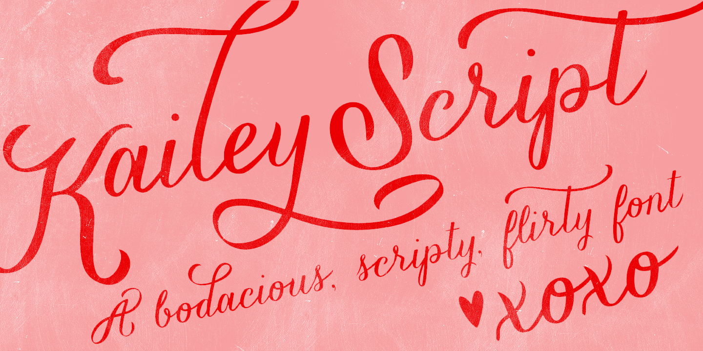 "Kailey" Fonts | Font Bros