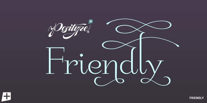 Friendly Font Family by Positype | Font Bros