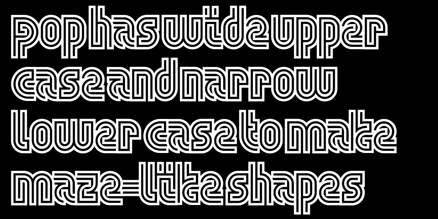 Pop Font Family by Alias | Font Bros