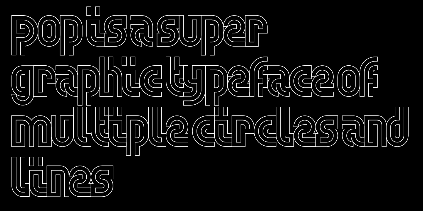 Pop Font Family by Alias | Font Bros