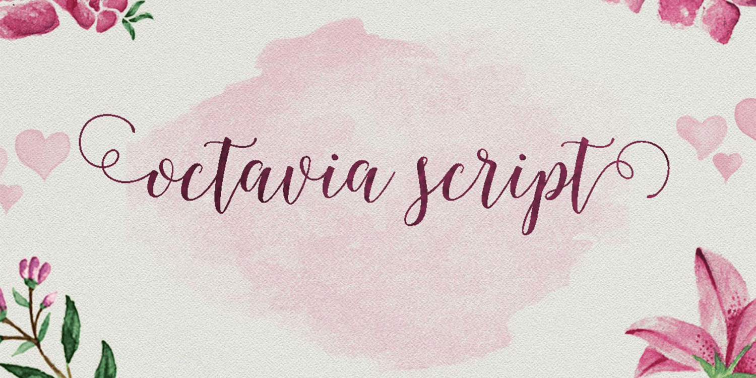 Octavia Script Font Family by AF Studio | Font Bros