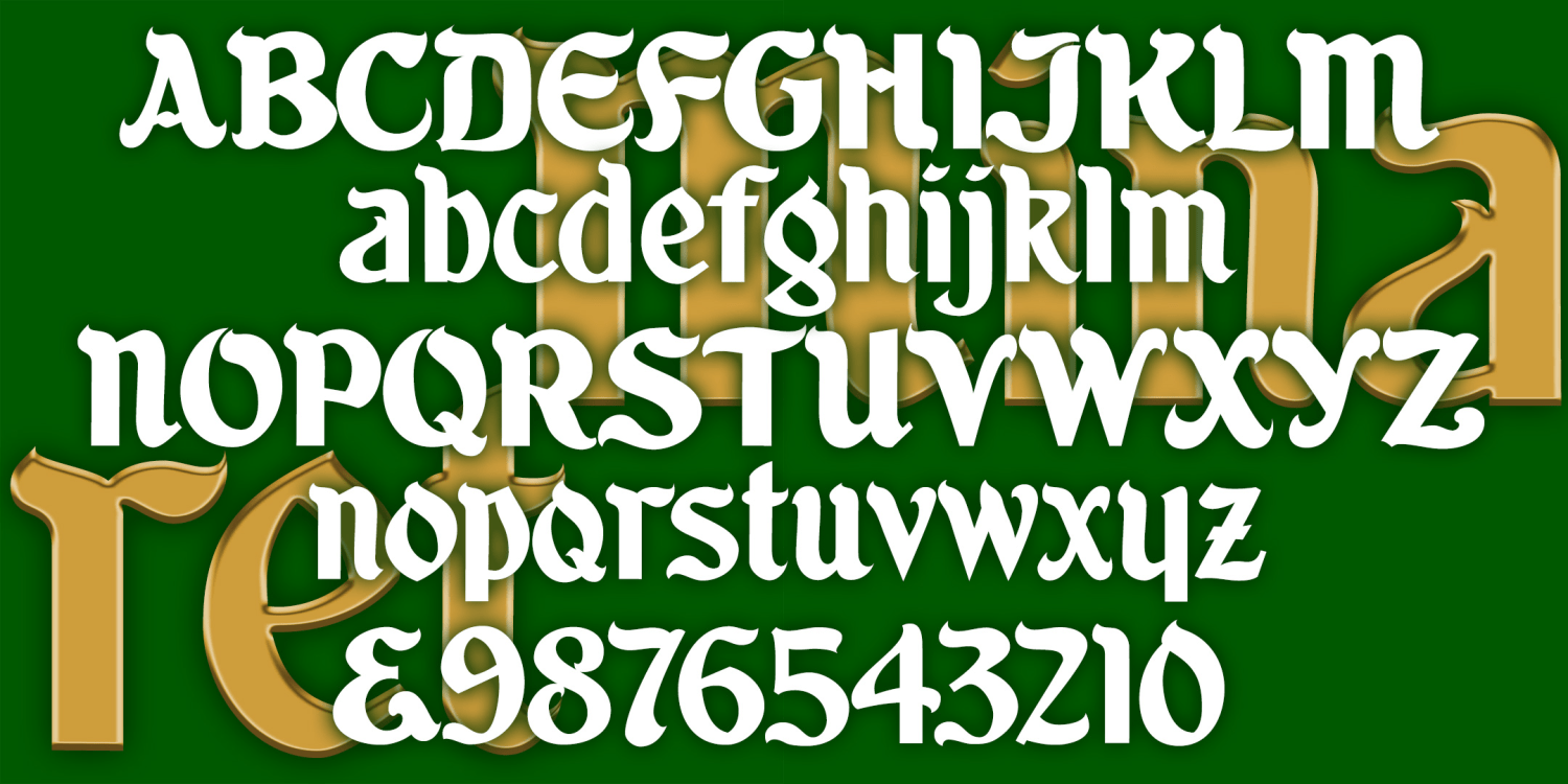 Atlas Solid Font Style by Harold's Fonts | Font Bros