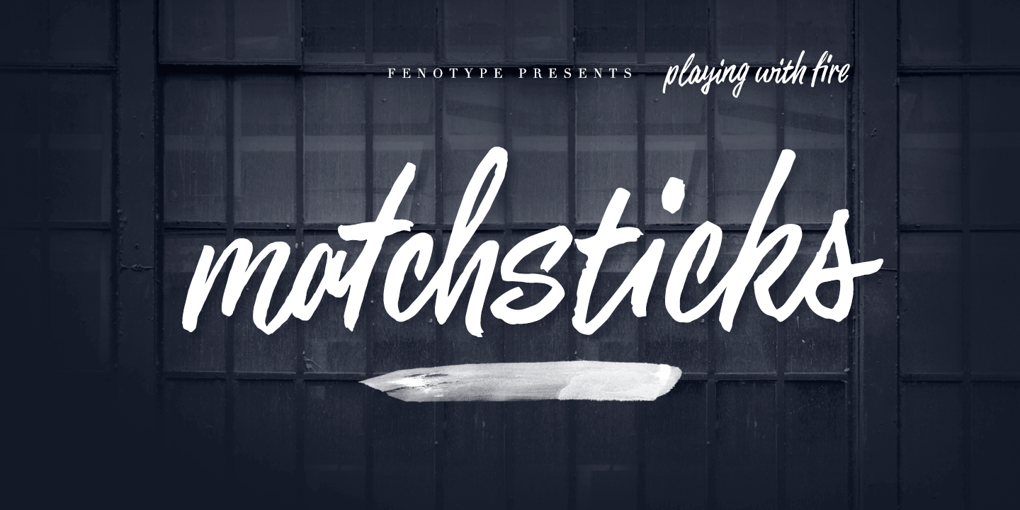 Matchstick Font Family by Fenotype | Font Bros