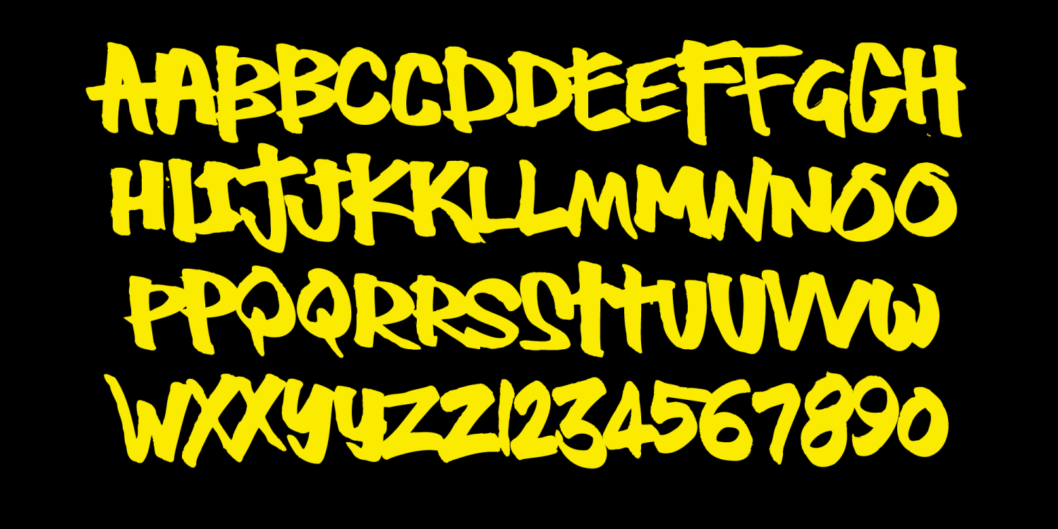 Thug Font Family by Fontalicious | Font Bros