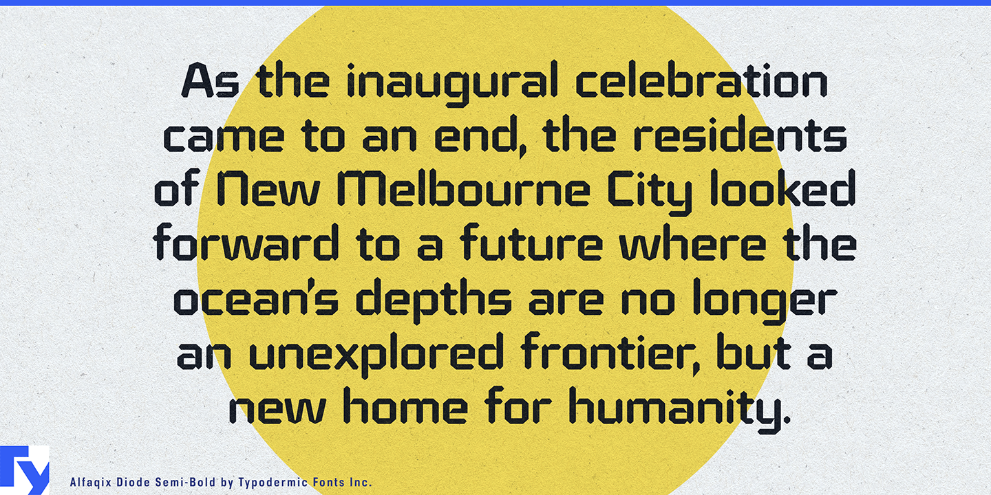 Alfaqix Diode Font Family by Typodermic | Font Bros