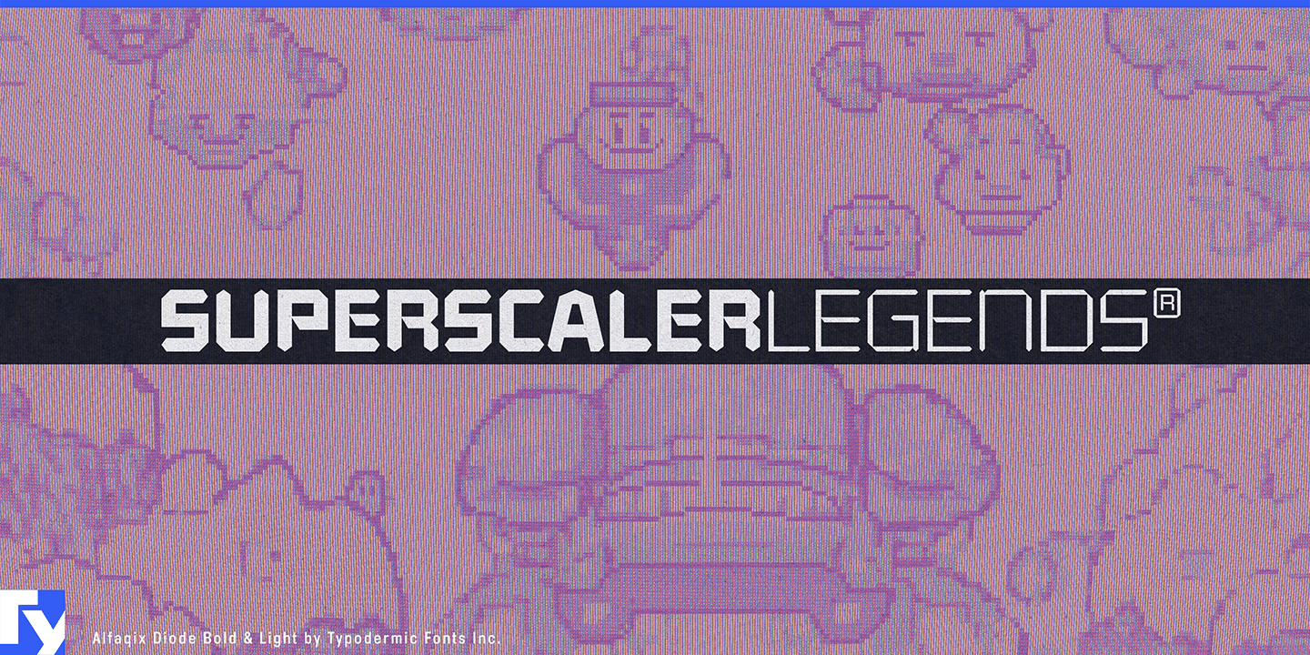 Alfaqix Diode Font Family by Typodermic | Font Bros