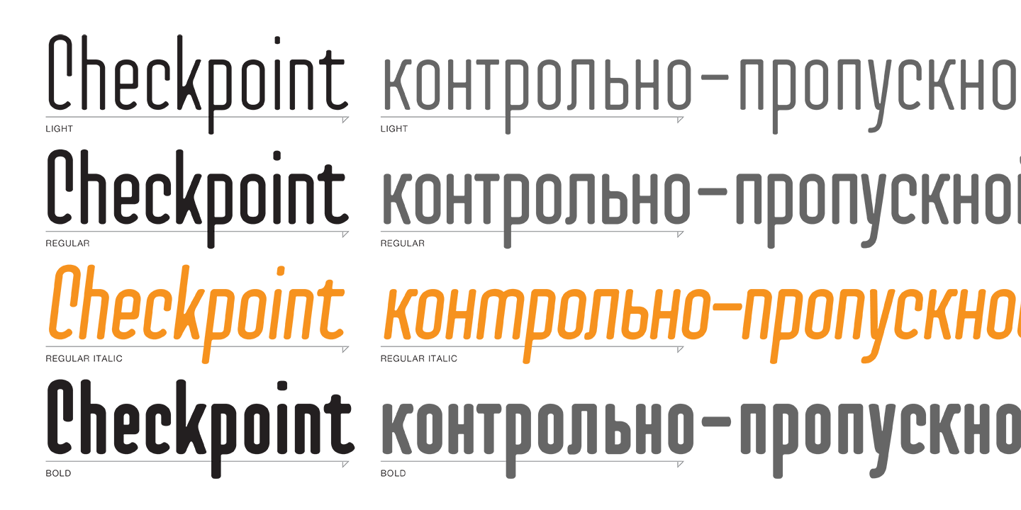 Checkpoint Font Family by Typogama | Font Bros