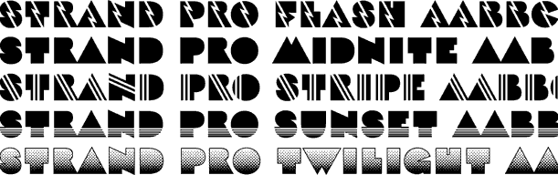 Strand Pro Font Family by Device | Font Bros