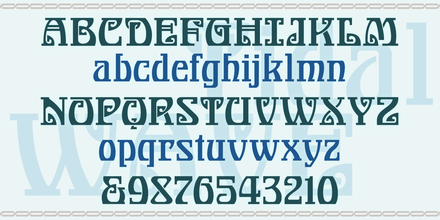 Tidal Wave Font Family by Harold's Fonts | Font Bros