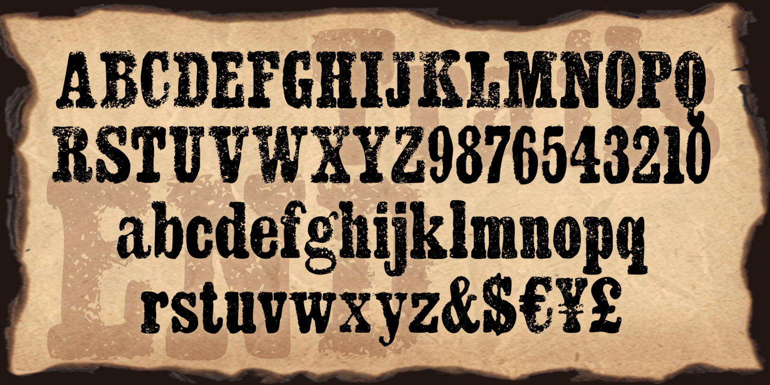 Trails End Font Family by Harold's Fonts | Font Bros