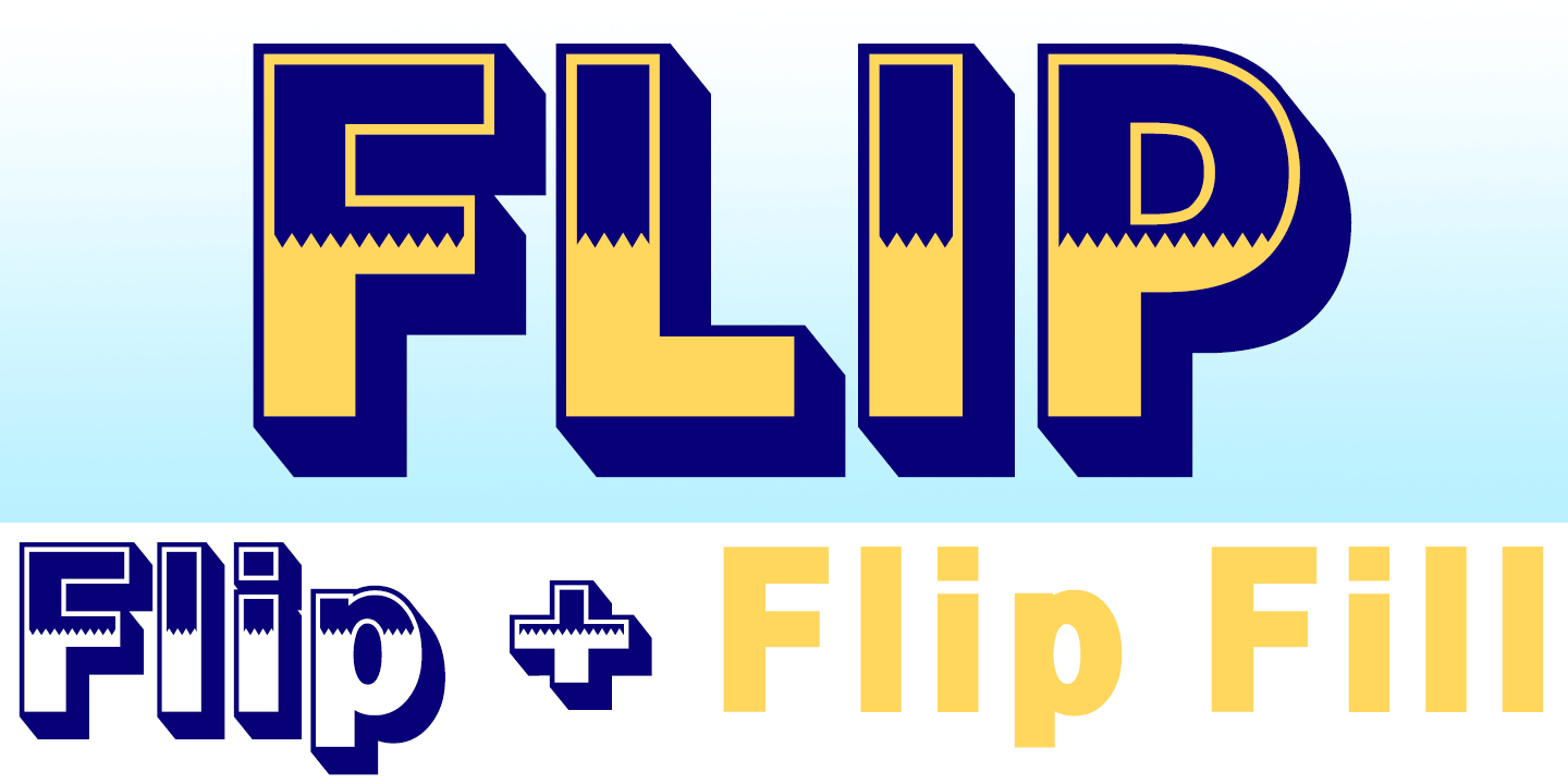 Flip Font Family by K-Type | Font Bros