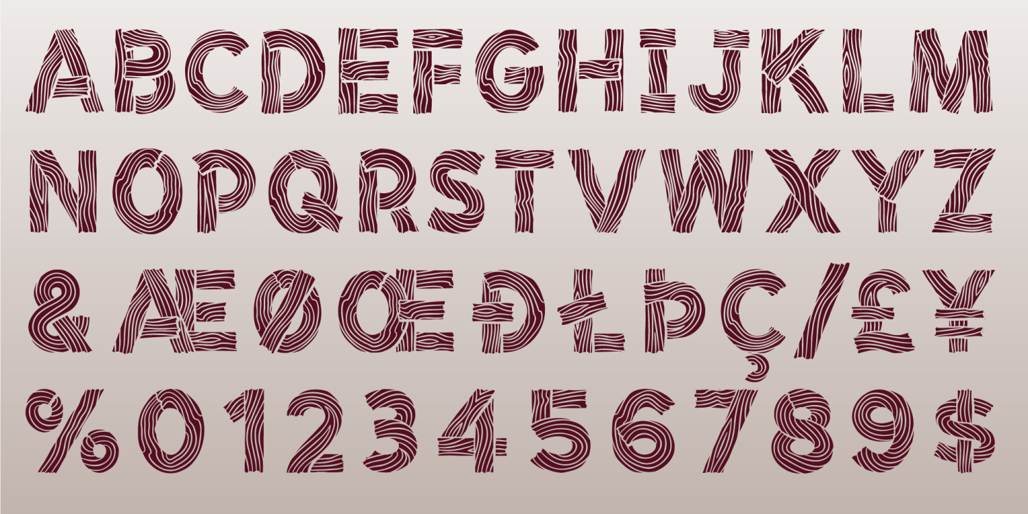 Timber Font Family by Pelavin Fonts | Font Bros