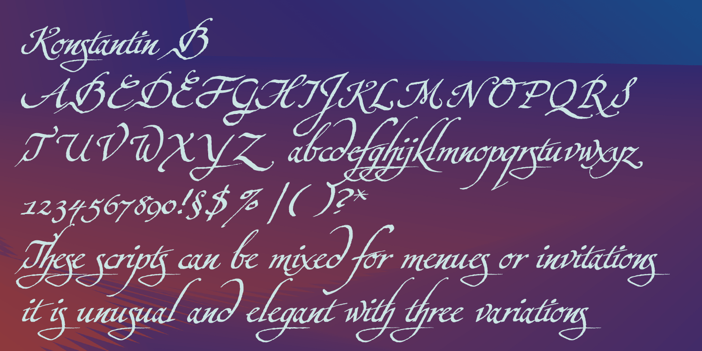 Konstantin Font Family by Wiescher Design | Font Bros