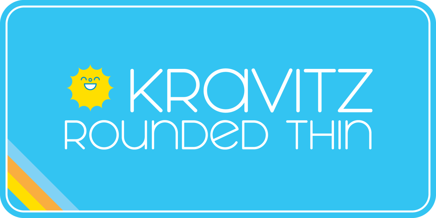 Kravitz Rounded Thin Font Style by Fontalicious | Font Bros