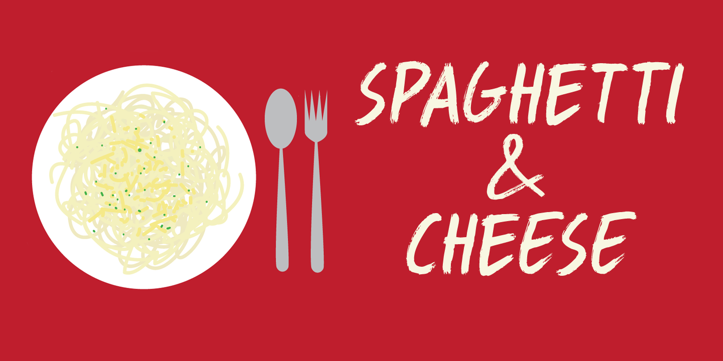 Spaghetti & Cheese Font Family by Hanoded | Font Bros