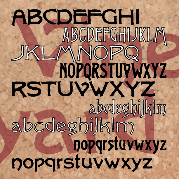 Vineyard Font Family by Harold's Fonts | Font Bros