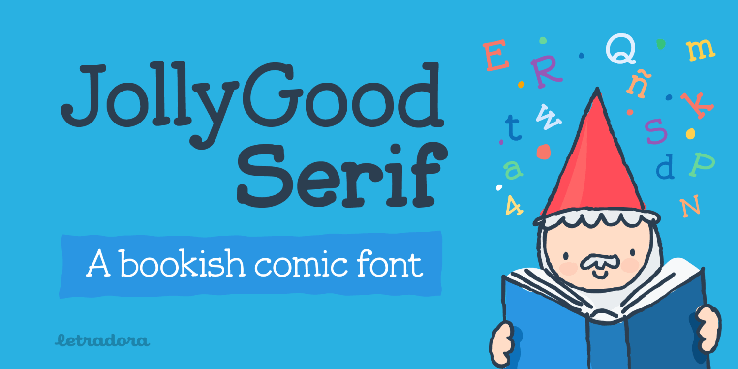 Jolly Good Serif Font Family by Pixilate | Font Bros