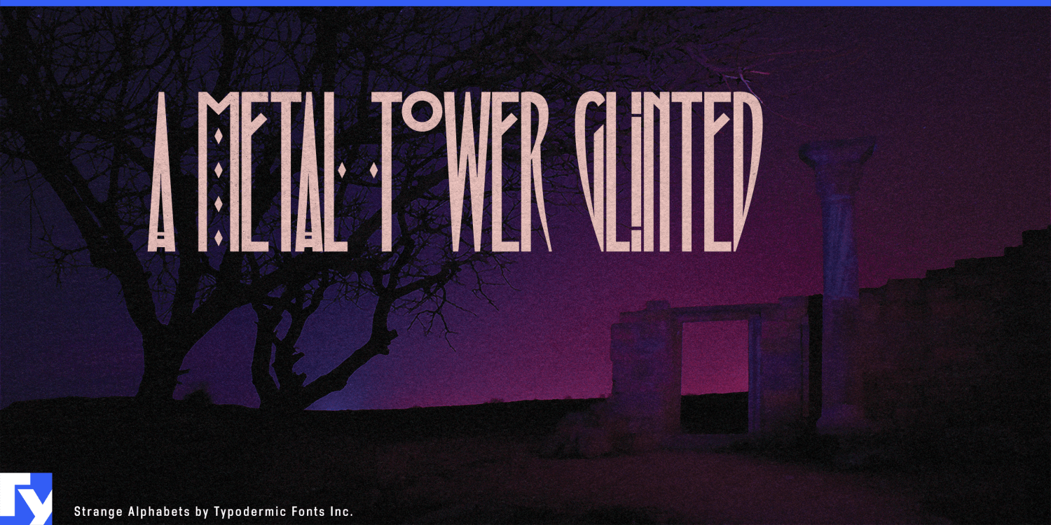 Strange Alphabets Font Family by Typodermic | Font Bros