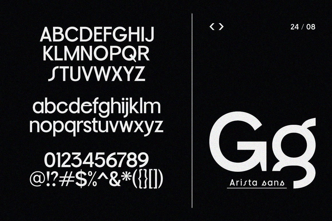 Arista Sans Font Family by Dora Typefoundry | Font Bros