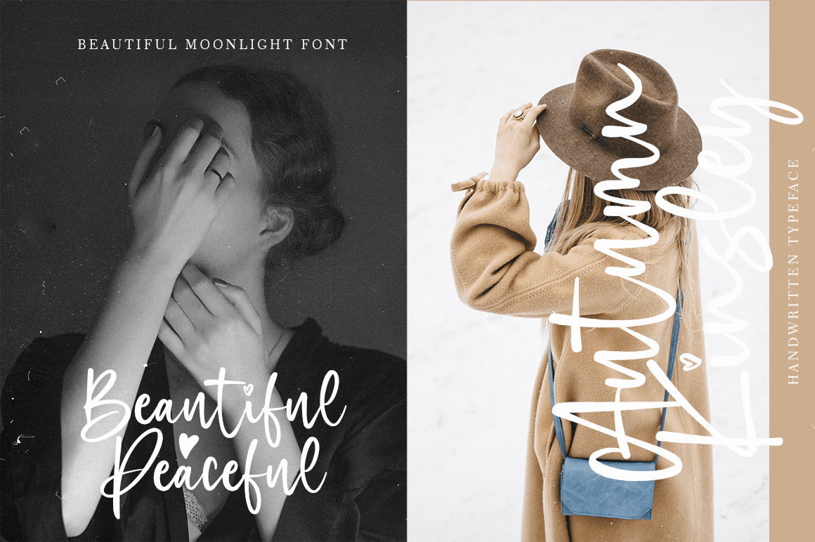 Beautiful Moonlight Font Family by Fargun Studio | Font Bros