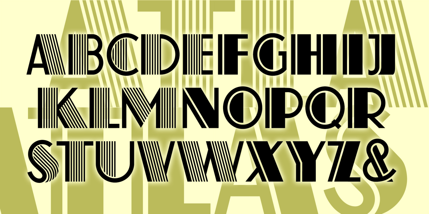 Atlas Font Family by Harold's Fonts | Font Bros