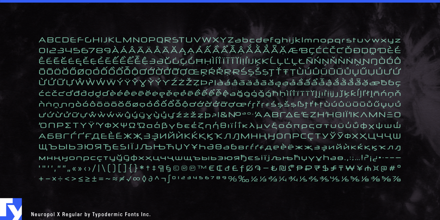 Neuropol X Font Family by Typodermic | Font Bros