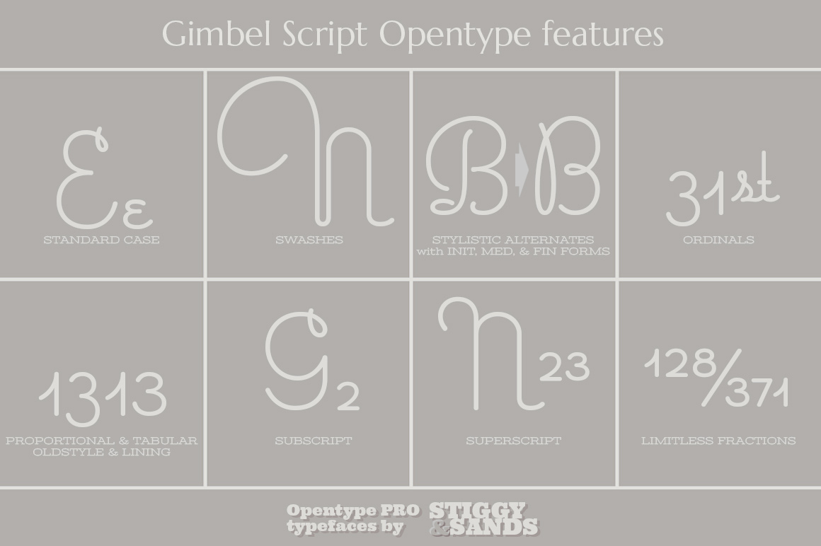 Gimbel Script Font Family by Stiggy & Sands | Font Bros